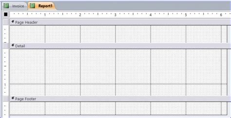 Understanding Ms Access Report