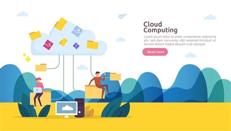 Premium Vector Cloud Data Computing