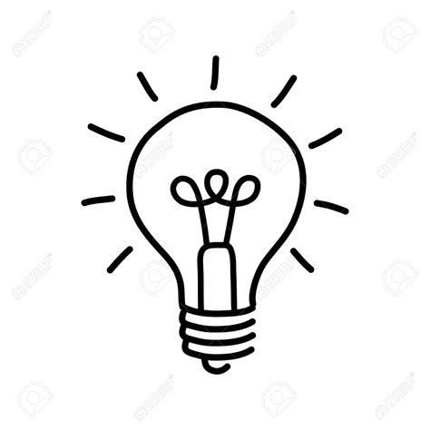 Black And White Light Bulb Clipart 10 Free Cliparts Download Images