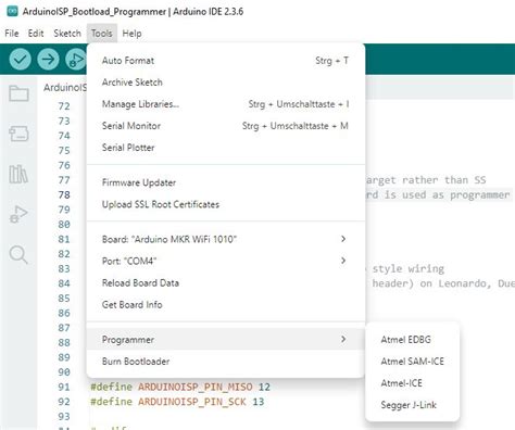 Arduino As Isp Is Missing For Mkr Wifi 1010 Ide 2x Arduino Forum