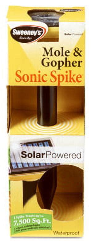 Solar Powered Mole And Gopher Sonic Spike