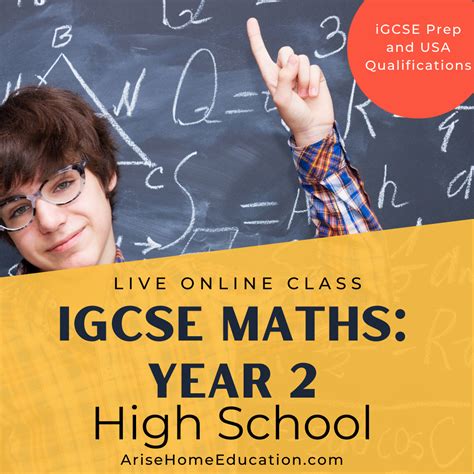 Igcse Maths Year 2 Arise Home Education