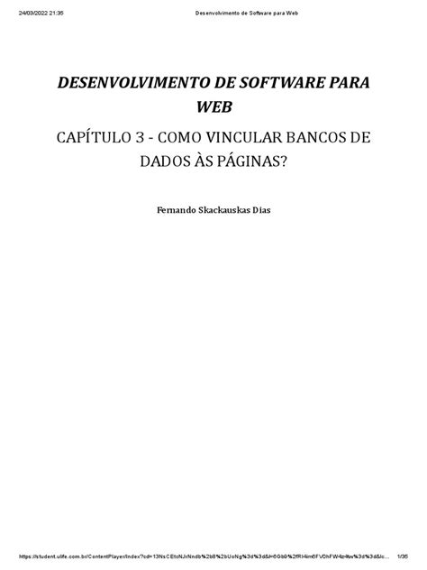 Desenvolvimento De Software Para Web Cap 3 Pdf Html Rede