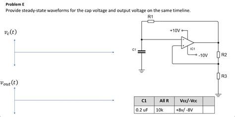 answered problem e provide steady state… bartleby