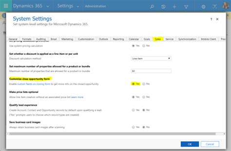 Customize Opportunity Close Dialog Box Dynamics 365 Talk