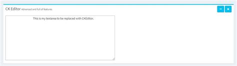 Laravel AdminLTE CKEditor Editor Not Showing Options Stack Overflow