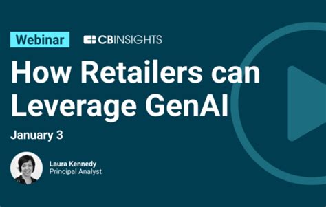 How Can Retailers Leverage Generative Ai Cb Insights Research