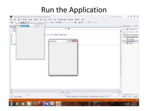 Windows Form Application In Vb Vb Net Year PPTX
