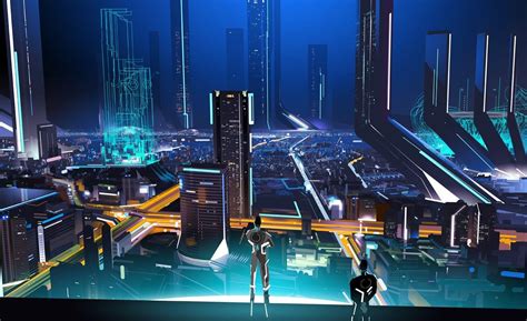 Tron City Wallpapers Top Free Tron City Backgrounds Wallpaperaccess