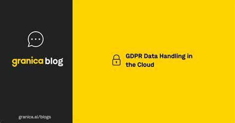 Granica On Linkedin Gdpr Data Handling In The Cloud