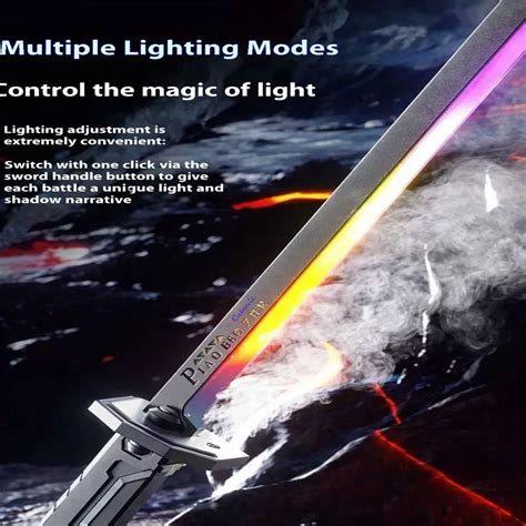 Sparkion Led Cyberpunk Lightsaber Toy 31 5 Inch Spark Sword