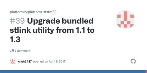 Upgrade Bundled Stlink Utility From To Issue Platformio Platform Ststm GitHub