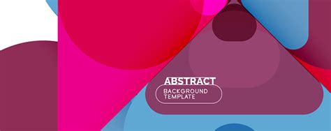 평평한 기하학적 둥근 모양과 동적 라인 추상적 인 배경 플래카드 브로셔 포스터 및 배너에 대한 벡터 일러스트레이션 개념에 대한 스톡 벡터 아트 및 기타 이미지 Istock