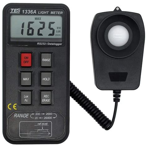 Tes Tes 1336a Digital Lux Logging Light Meter With Memory Usb Interface
