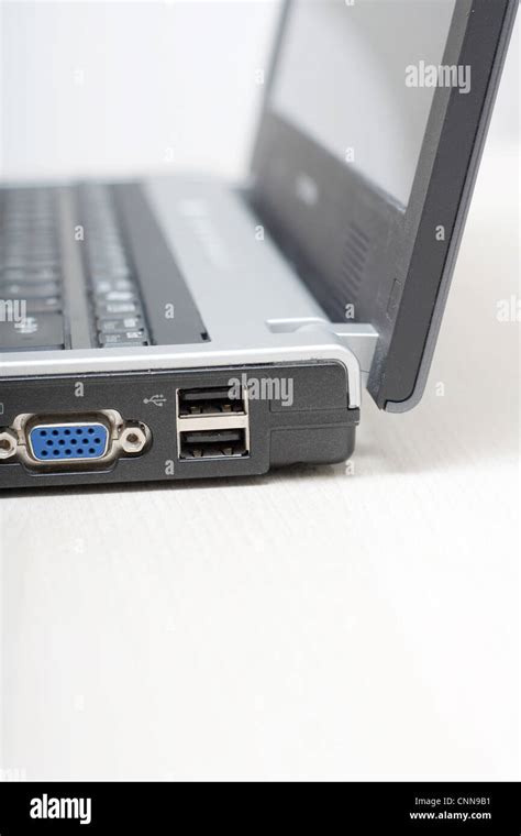 A Closeup Of A Laptop Computer Stock Photo Alamy