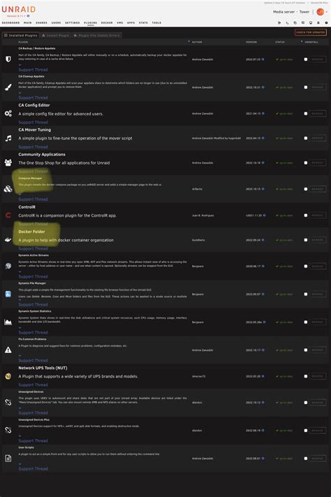 Plugin Docker Compose Manager Page 8 Plugin Support Unraid