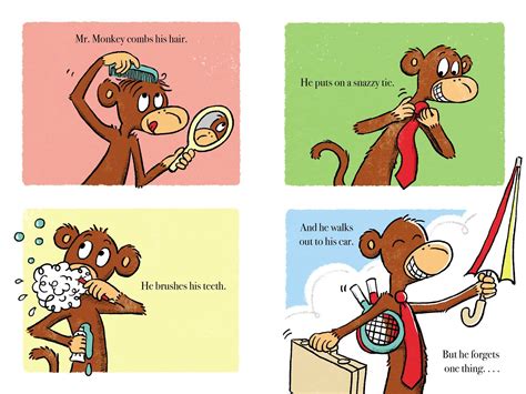 Mr Monkey Visits A School Book By Jeff Mack Official Publisher