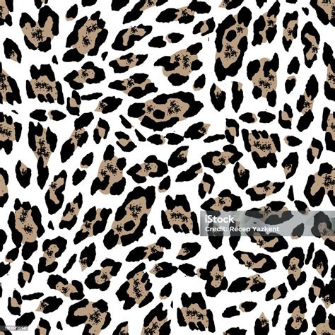 레오파드 모피 텍스처 스킨 핸드 드로우 일러스트 원활한 패턴 Tie Game에 대한 스톡 벡터 아트 및 기타 이미지 Tie