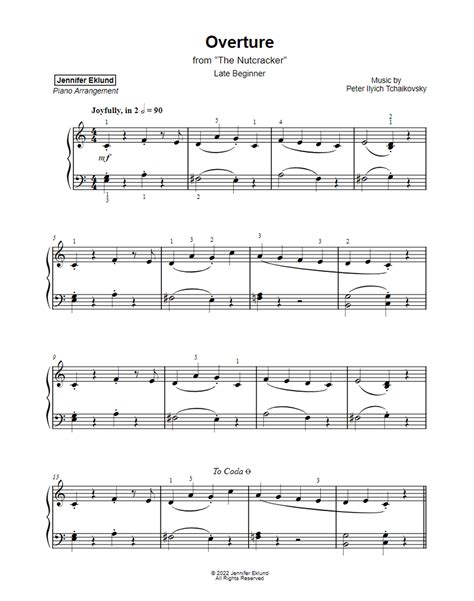 Nutcracker Arrangements For Piano Students — Musicnotes Now