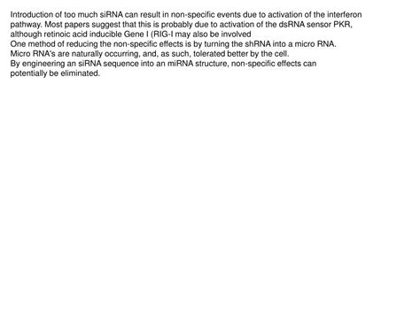 PPT RNA Interference PowerPoint Presentation Free Download ID