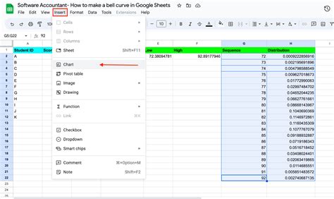 How To Make A Bell Curve In Google Sheets Step By Step Guide
