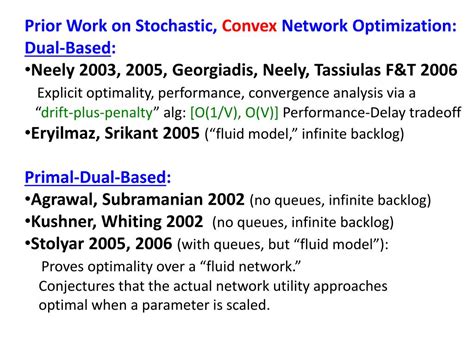 ppt stochastic network optimization with non convex utilities and