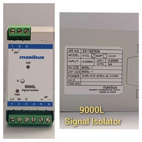 Horizontal Masibus 9000l Signal Isolator At Best Price In Hyderabad ID 2854299189762