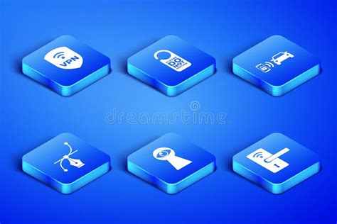 Set Digital Door Lock With Wireless Shield Vpn Keyhole Eye Bezier Curve Please Not Disturb