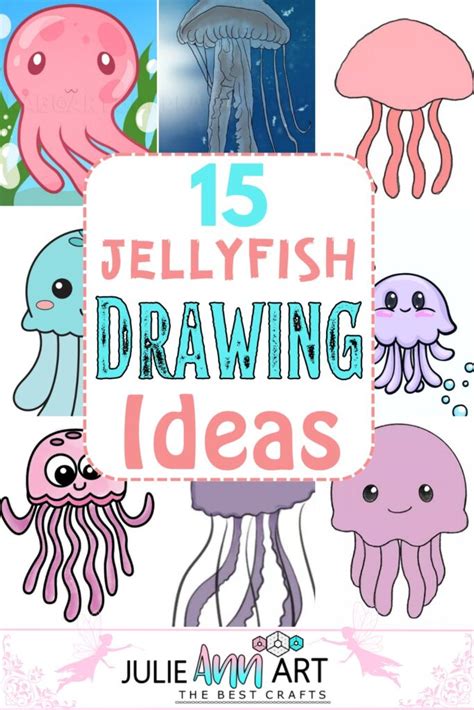Jellyfish Drawing Ideas For Sea Lovers Julie Ann Art