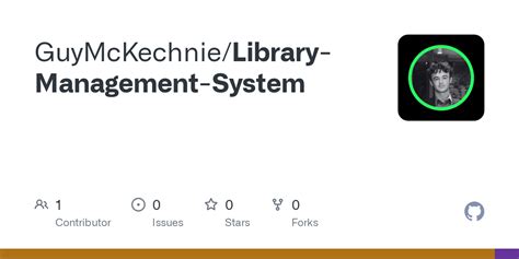 Github Guymckechnielibrary Management System