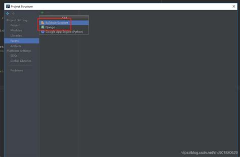 intellij idea不在facet列表中显示django 未知的facet类型django csdn博客