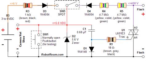 Safe Sync To Adapt Digital Camera To Higher Voltage Flash Under Repository Circuits 49786