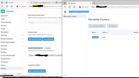 使用rancher添加harvester集群没有反应 Rancher 2 X Rancher 中文论坛