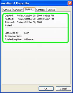 Change MS Excel File Summary Properties You Can View And Change Microsoft Excel Properties