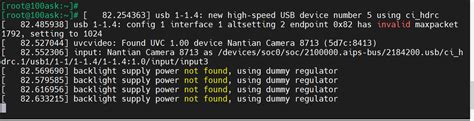 摄像头节点未识别 嵌入式Linux开发 嵌入式开发问答社区
