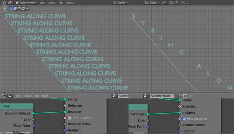Text Along Curve With Blender Geometry Nodes