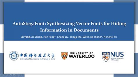 Underline Autostegafont Synthesizing Vector Fonts For Hiding