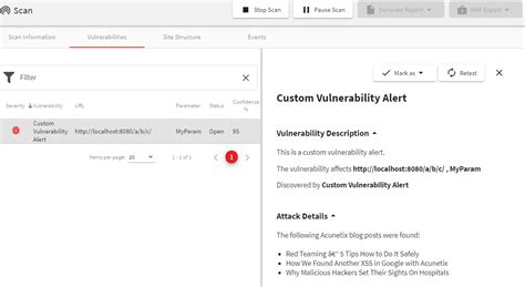 adding custom vulnerability checks to your acunetix installation best