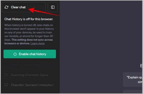 How To Disable Chat History On Chatgpt Techwiser
