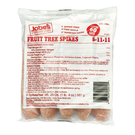 Jobe S Fruit Tree Fertilizer Spikes 02012 Blain S Farm Fleet