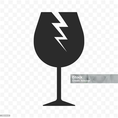 깨지기 쉬운 아이콘 물류 운송 경고 벡터 깨진 유리 컵 기호 조심스럽게 취급 깨지기 쉬운 소포 상자 배달 패키지