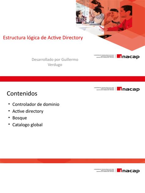 1era Unidad 6ta Clase Estructura Logica De Active Directory Pdf Directorio Activo