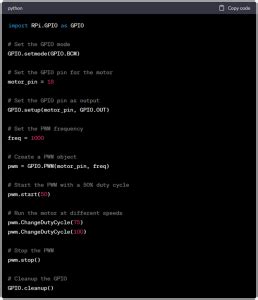 Essential Python Techniques For Robot Motor Control Awe Robotics
