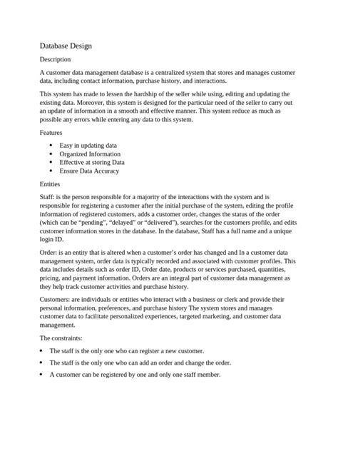 database design and physical architecture pdf databases computing