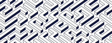 3d 미로 완벽 한 패턴 아이소 메트릭 미로 벽지의 벡터 추상 배경 기하학적 블록 크리 에이 티브 개념 입방 Rebus 등측투영법에 대한 스톡 벡터 아트 및 기타 이미지