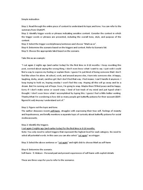 Simple Instruction Download Free Pdf Phrase