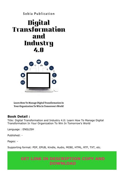 PDF FULL DOWNLOAD Digital Transformation And Industry Learn How To Manage Digital