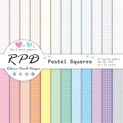 Graph Paper Grid Etsy
