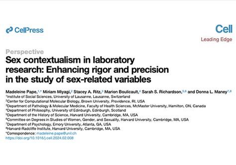 Science Of Sex Variability Donna Maney