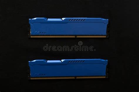 Ram For The Computerassembling A Personal Computer For Work Stock